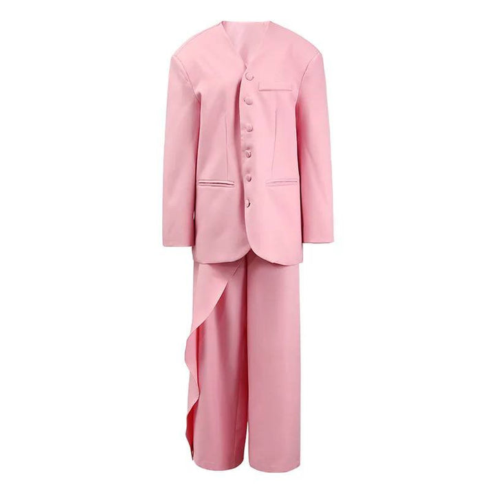 Full Set ( Blazer With Raffles Pant ) – The Closet